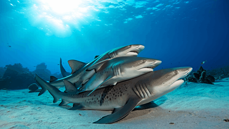Endangered sharks caught on video mating in three-way encounter - The ...