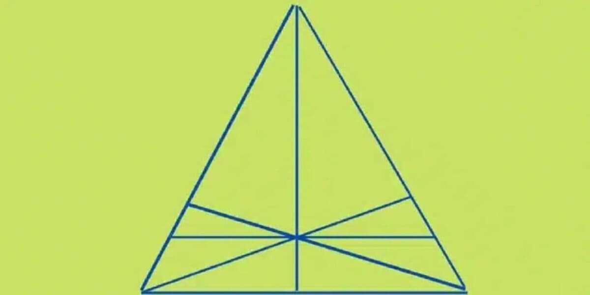 How many triangles do you see? The real answer might shock you - The ...
