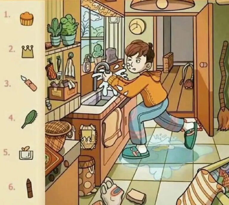 If You Can Spot The 6 Hidden Objects In This Picture, Your IQ Is Above ...