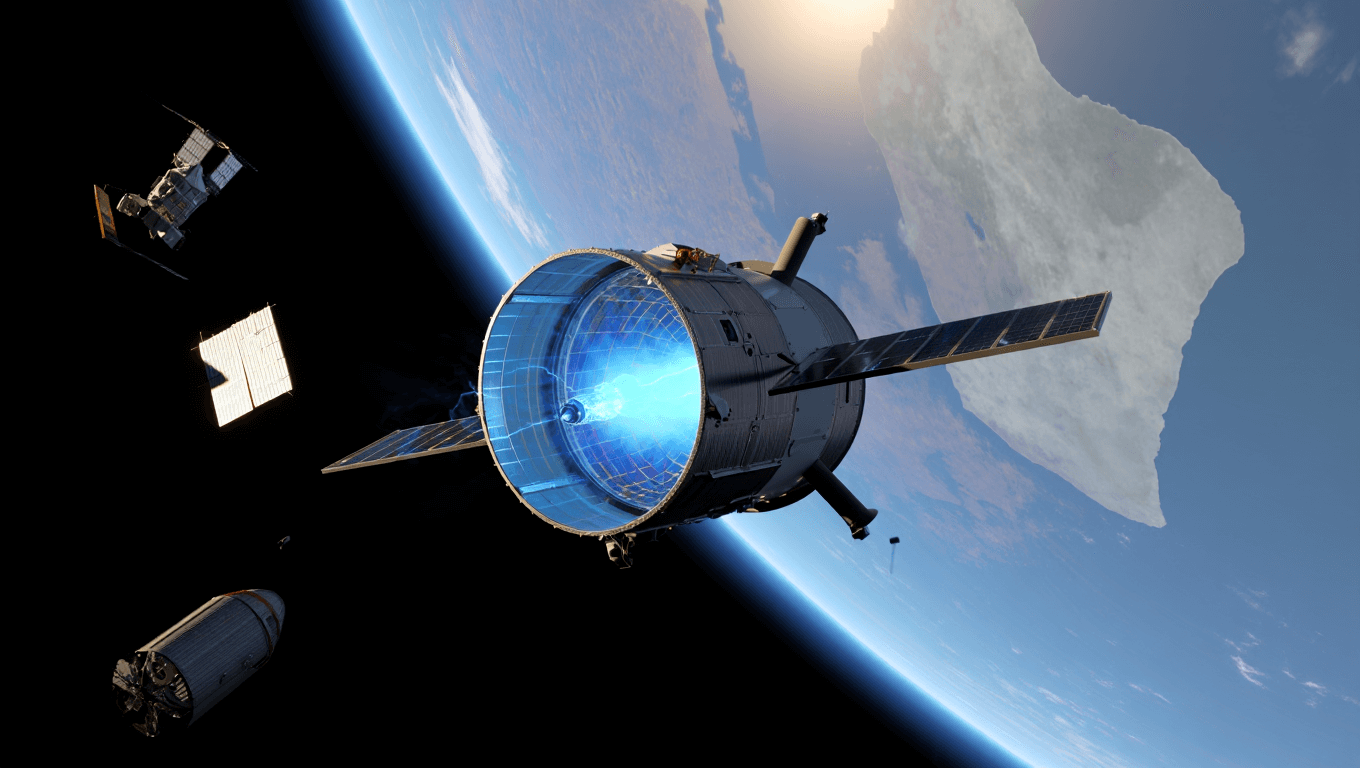 Space debris plasma collector could remove orbital trash - The Valley ...