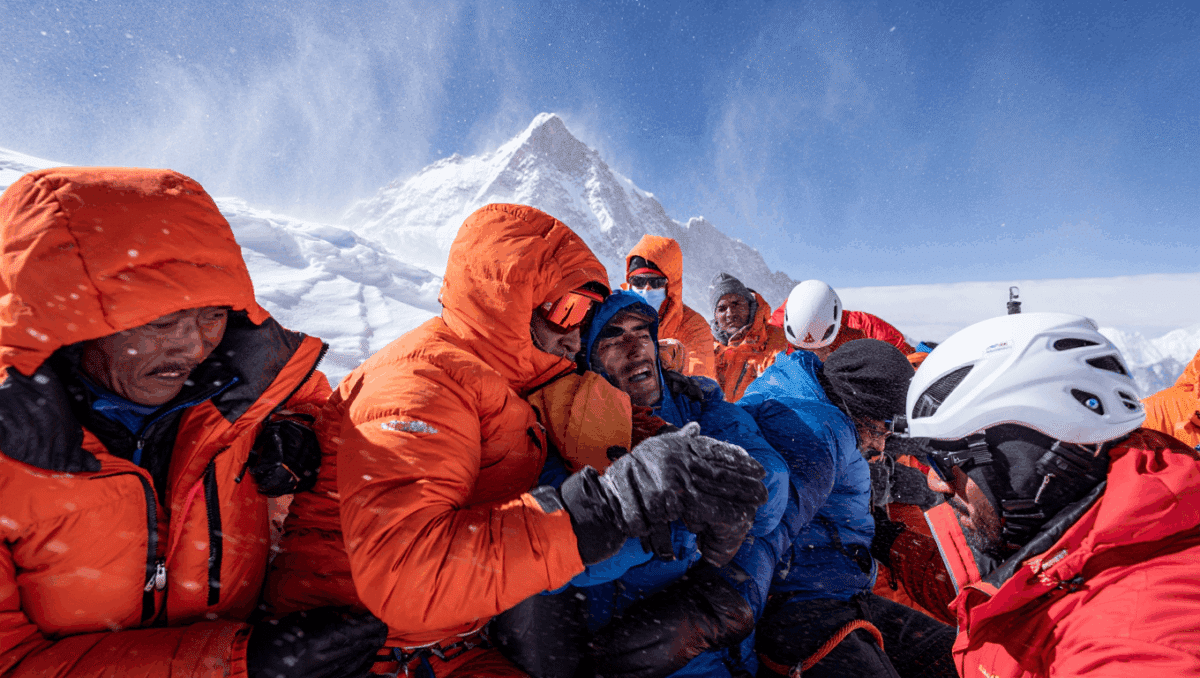 Mount Everest climbers rescued after freak October blizzard leaves ...