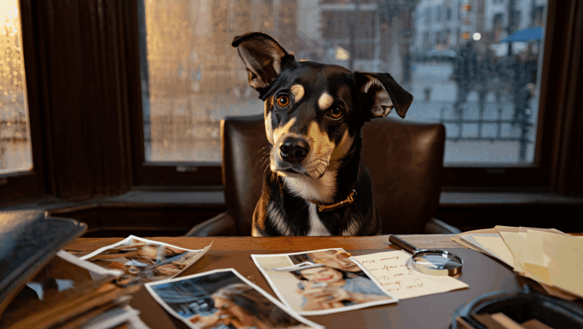 Stray dog saved from death row becomes detective, sniffing out lost ...