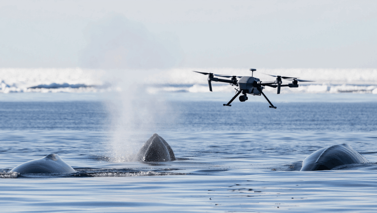 Dangerous virus detected in Arctic whales by drones - The Valley Vanguard